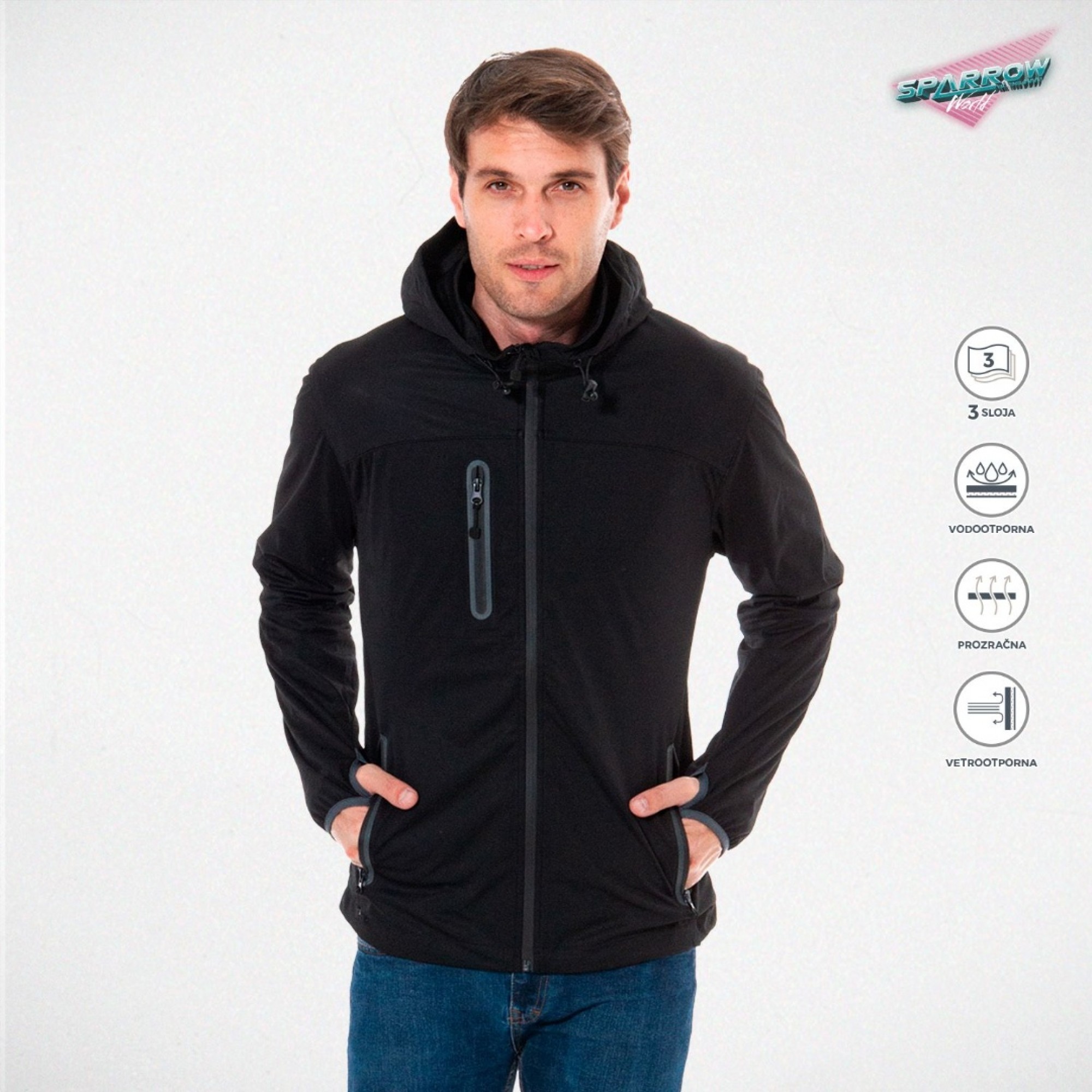 Spider Protect Softshell jakna- - Sparrow World