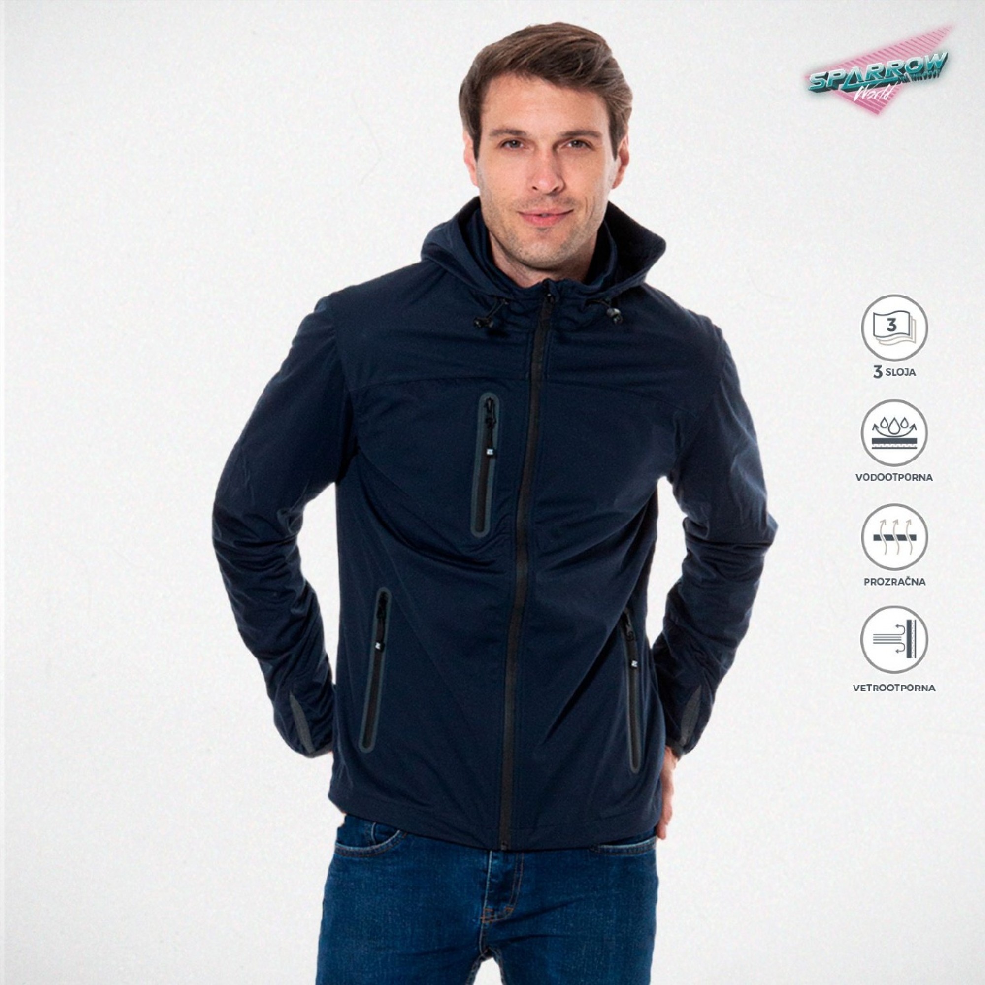 Spider Protect Softshell jakna- - Sparrow World